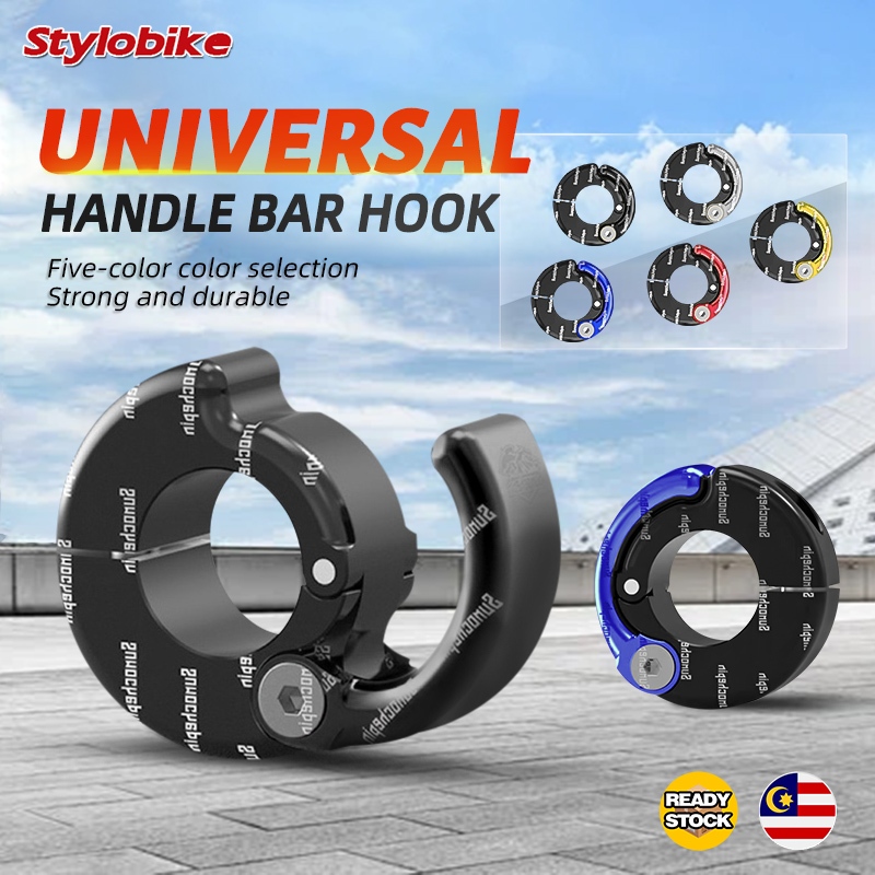 Universal Hook Hanger CNC Alloy Handle Bar Holder Pencangkuk Gantungan ...