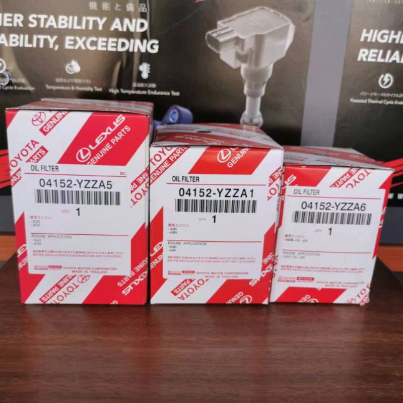 TOYOTA OIL FILTER (04152-YZZA6) (04152-YZZA5) (04512-YZZA1) | Shopee ...