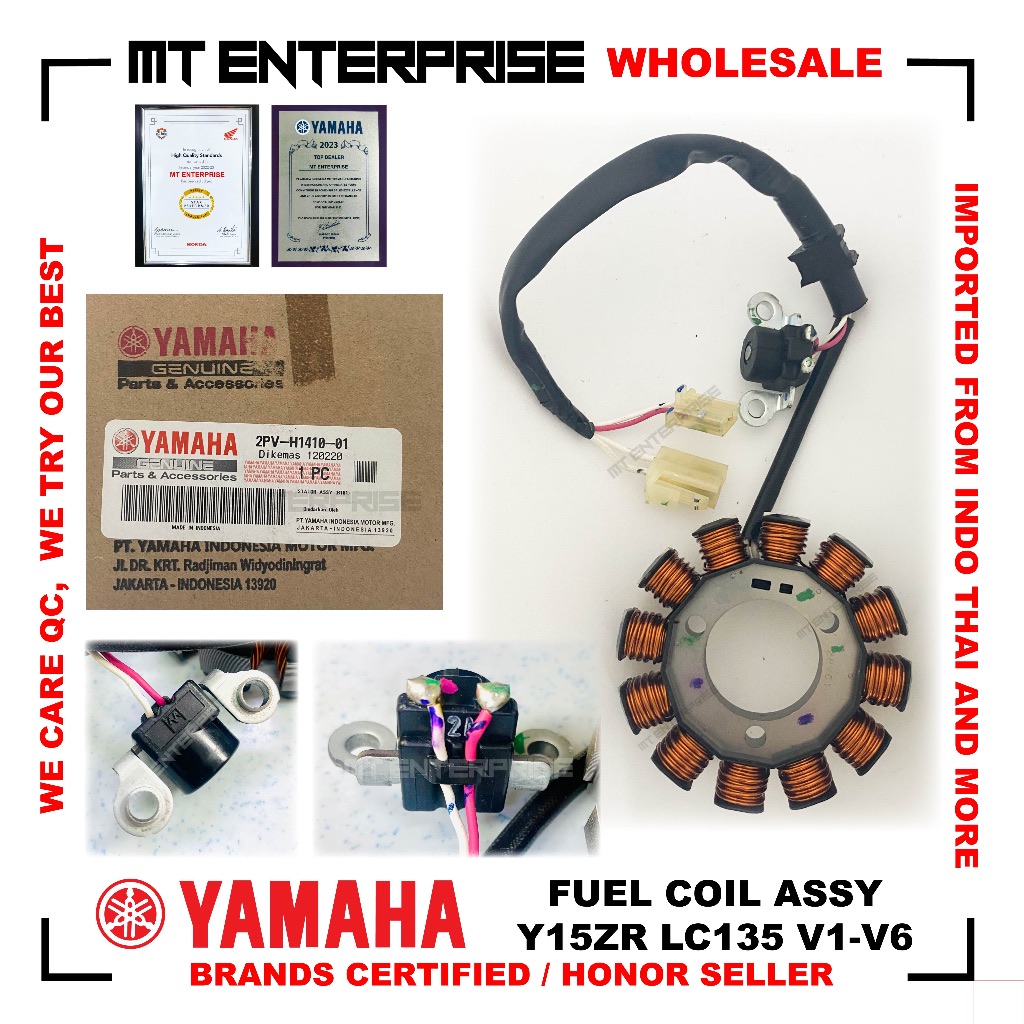 FREE Yamalube OIL + THREEBOND 1104 - Yamaha Fuel Coil Y15ZR LC V1-V6 ...