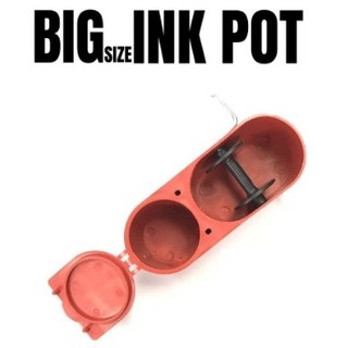 [READY STOCK] PVC Ink Pot Big Size Mak Tau Big Red Plastic Ink Pot ...