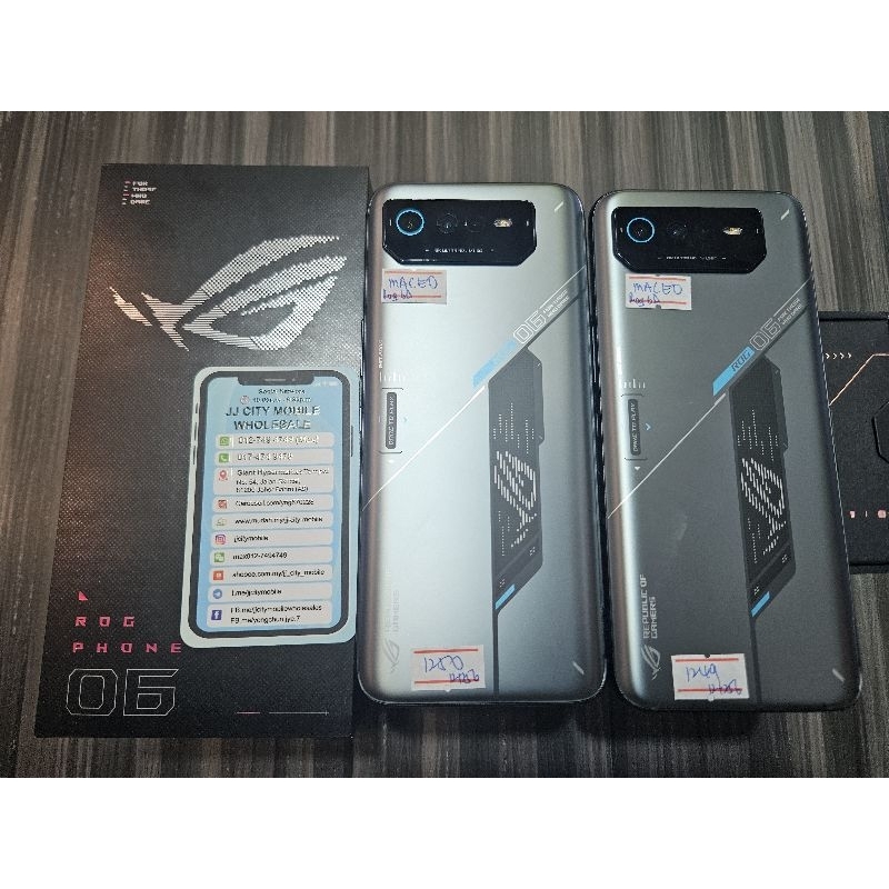 Asus ROG 6D 5G 12GB Ram 256GB Dual Sim (Gaming Phone) - Fullset ...