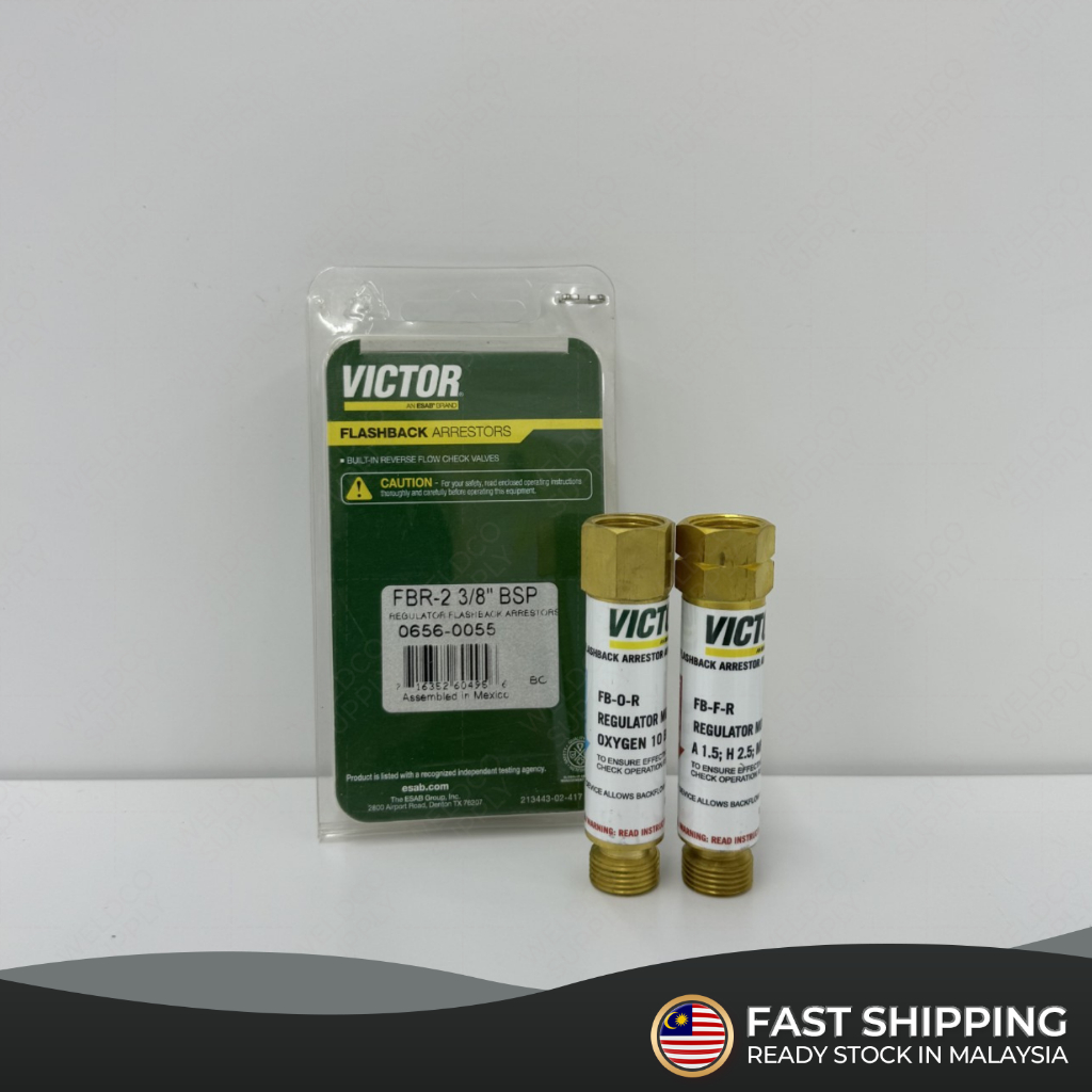 VICTOR Flashback Arrestor FB-F-R/FB-O-R Oxygen & Fuel (Regulator) 🔥 ...