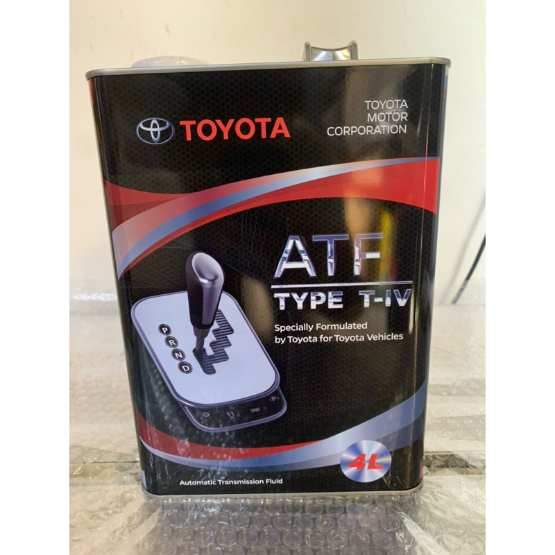 Toyota Automatic Transmission Fluid ATF Type T-IV Gear Oil 4L - 08886 ...