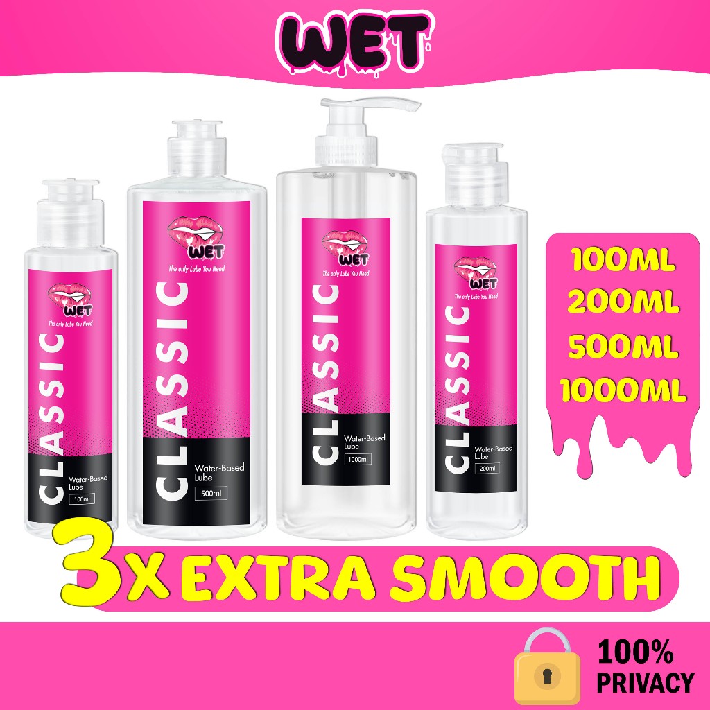[ EXTRA SMOOTH ] WET CLASSIC Lube Adult Personal Water Based Lubricant ...