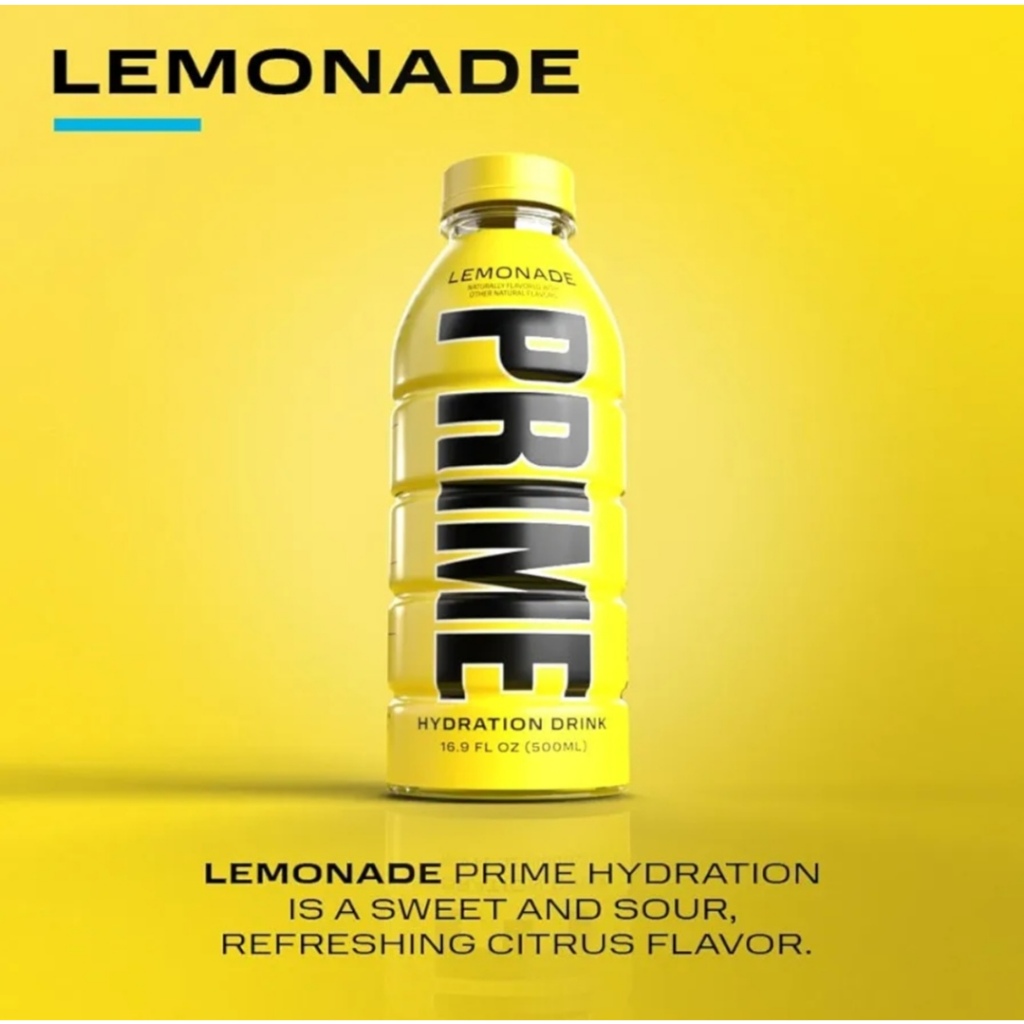 Prime Drink Lemonade (Logan Paul & Ksi) | Shopee Malaysia