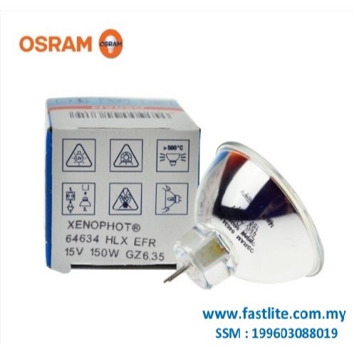 Osram 64634 EFR 15V 150W GZ6.35 A1/232 Display Optic lamp | Shopee Malaysia