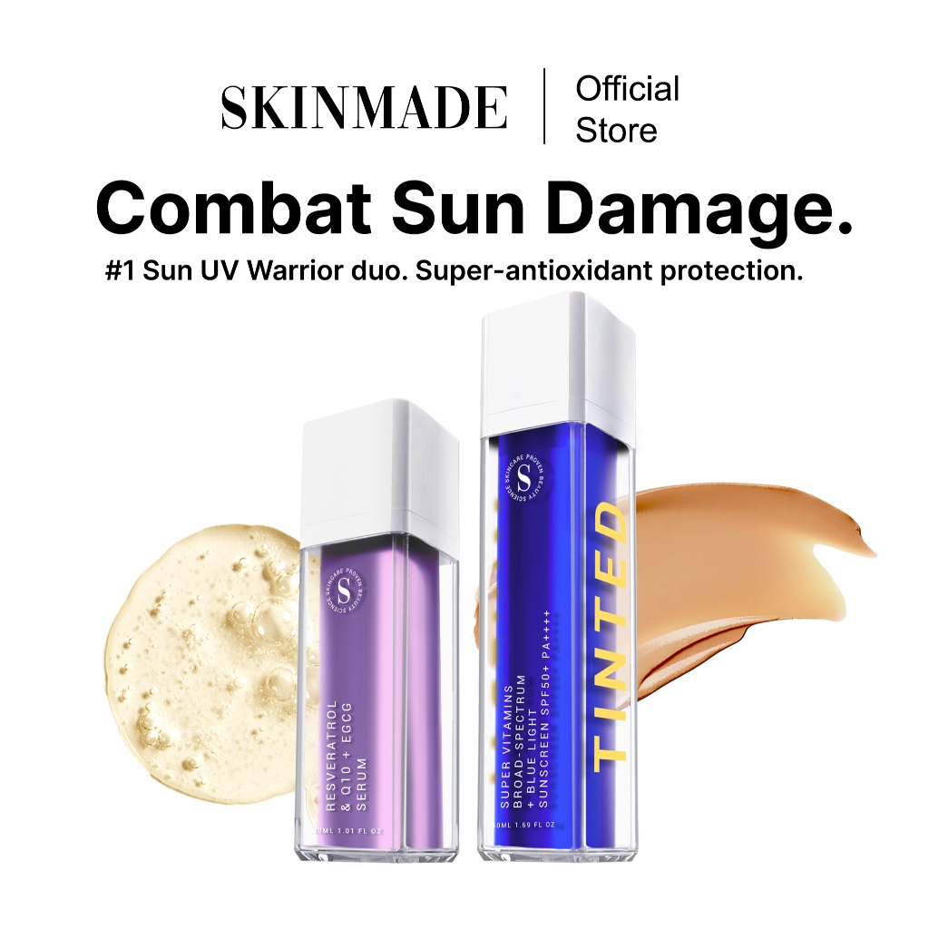 SKINMADE UV Warrior Combo - Super Vitamins Broad-Spectrum + Blue Light ...