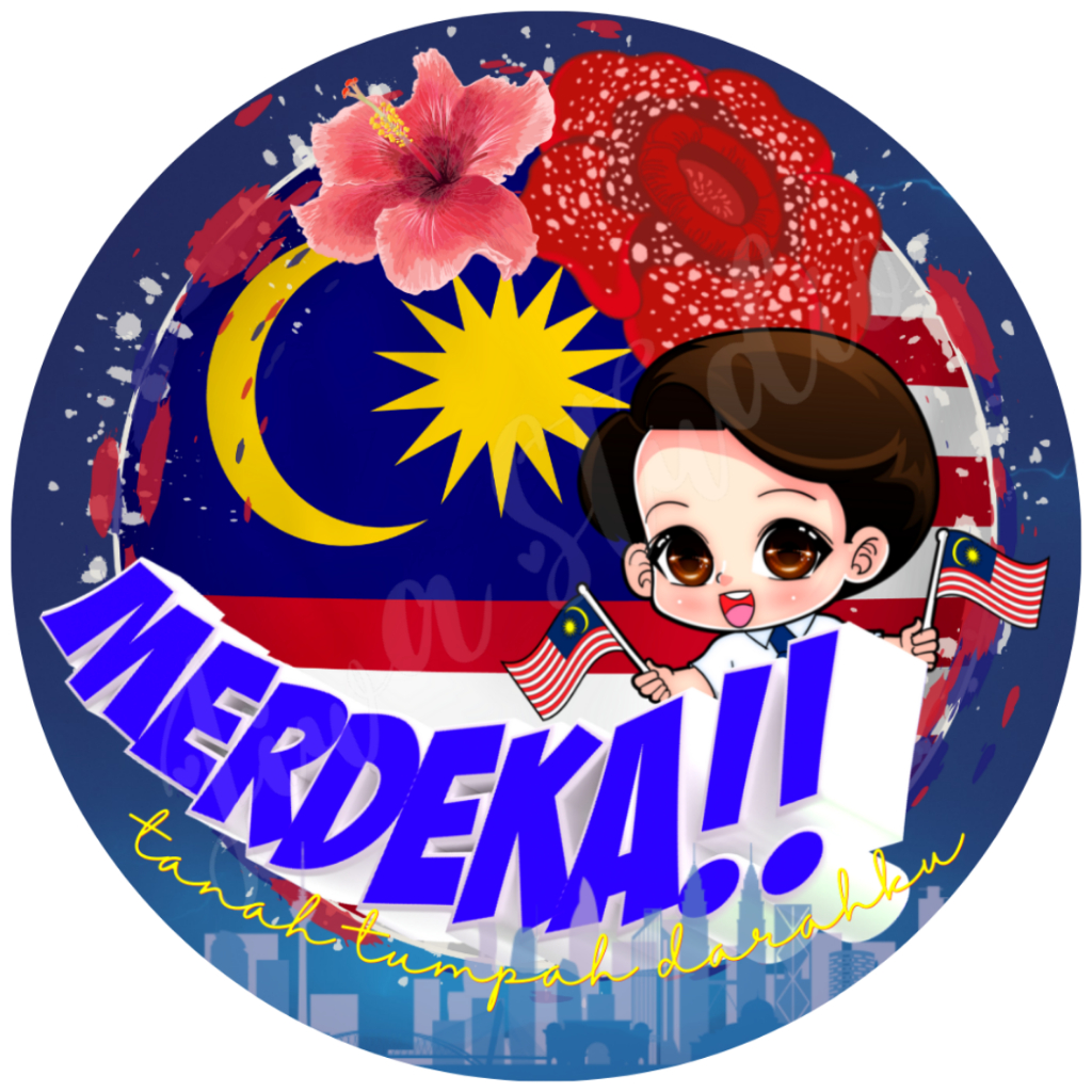 Hand Fan Emoji with Pen Hari Kemerdekaan | Doorgift | Souvenir ...