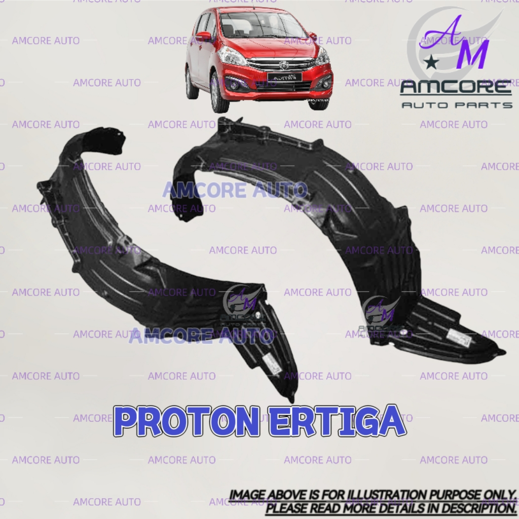 PROTON ERTIGA - FENDER INNER COVER / FENDER SPLASH SEAL / SPLASH GUARD ...