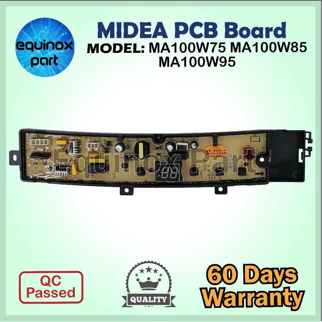MA100W75 MA100W85 MA100W95 MIDEA Washing Machine PCB Board | Shopee ...