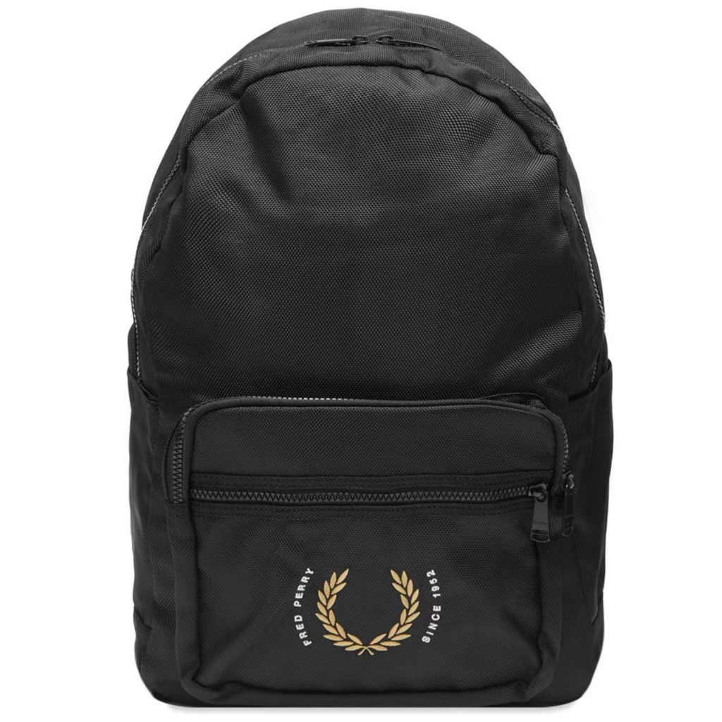 Fred Perry Laurel Wreath Backpack in Nylon | Shopee Malaysia