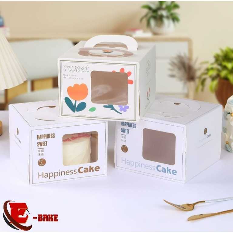 KOTAK KEK COMEL BUNGA|6 INCI | Shopee Malaysia
