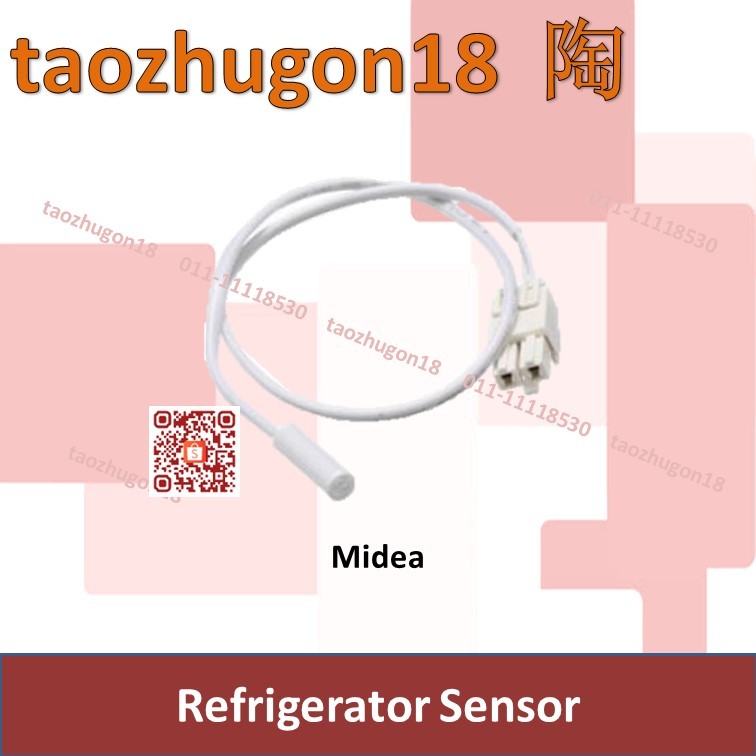Midea Temperature / Defrost Sensor Fridge Refrigerator Thermostat Peti ...