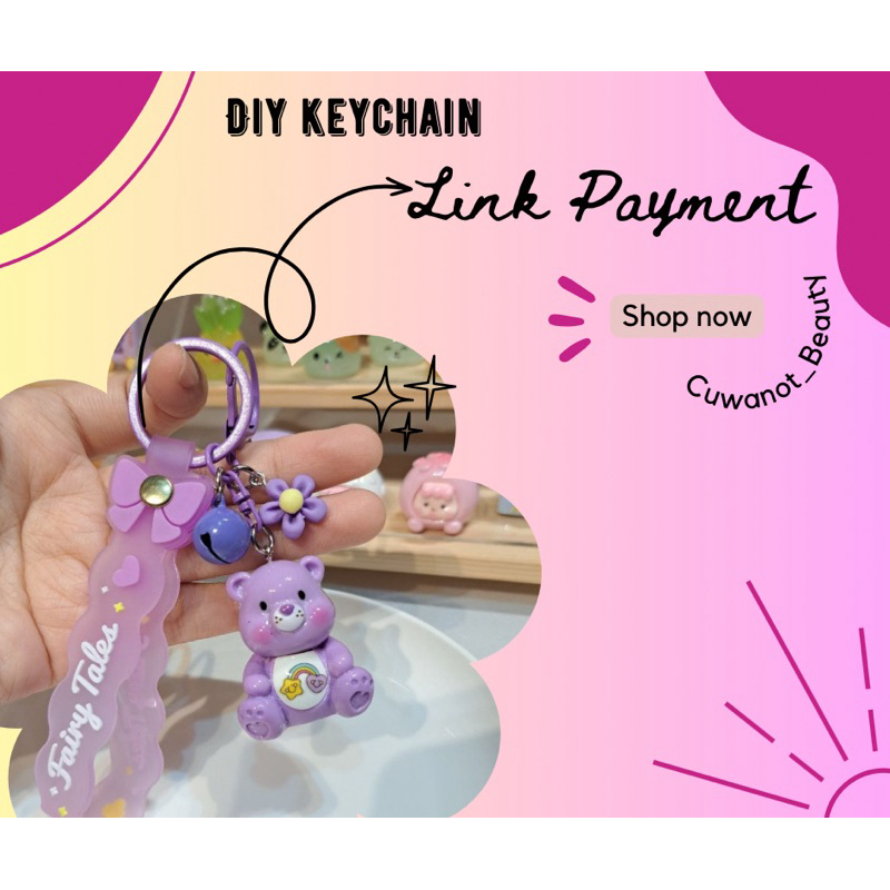 Link payment ( Diy Keychain )🌸 | Shopee Malaysia
