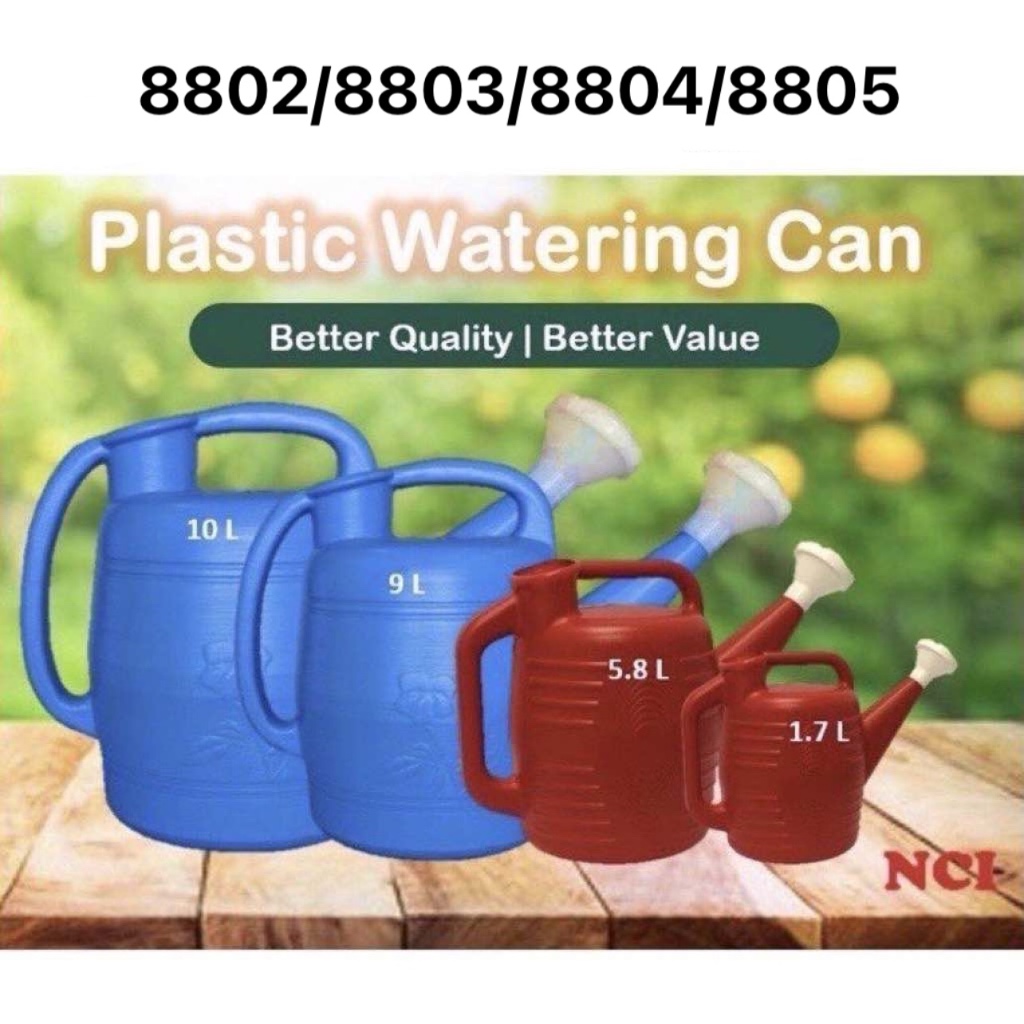 NCI 8802/8803/8804/8805 Plant Flower Tree Watering Can Pot Head Tong ...