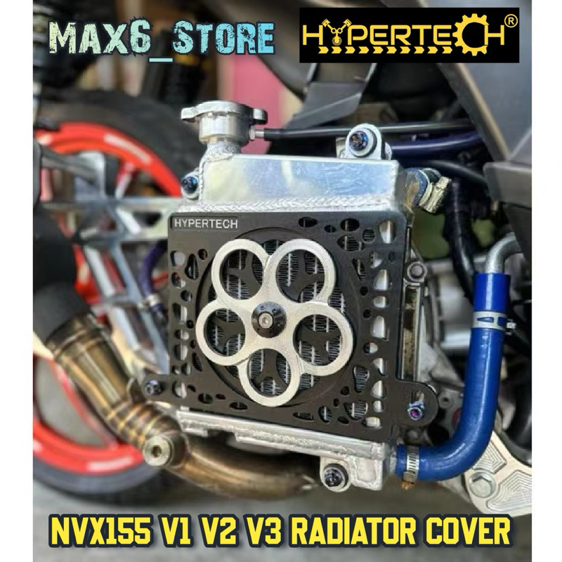 HYPERTECH NVX155 Radiator Cover Alloy CNC Yamaha NVX 155 V1 V2 Aerox ...