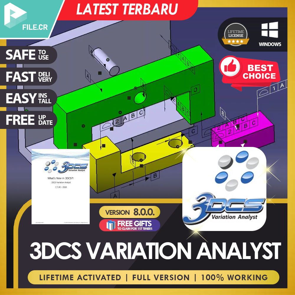 3DCS Variation Analyst V5R30 for CATIA/MultiCAD/SolidWorks 💯 EASY ...