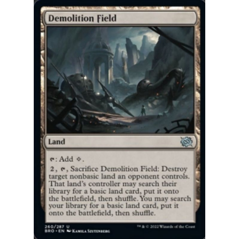 MTG Demolition Field (BRO)(Uncommon) | Shopee Malaysia