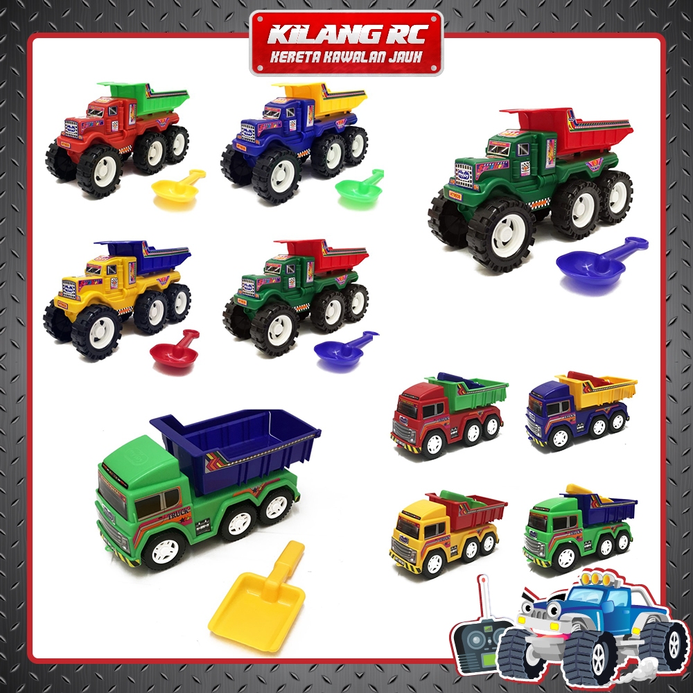 Big Truck Construction Truck Sand Lorry Mini Orange 360 Rotate ...