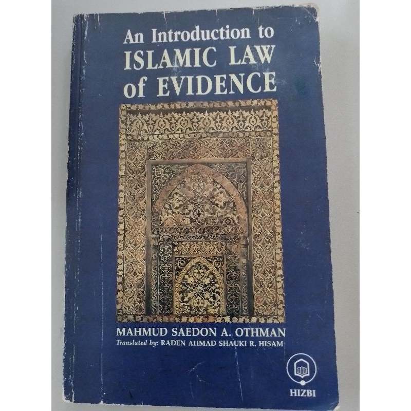 An introduction to Islamic Law of evidence- Mahmud Saedon A. Othman | Shopee Malaysia