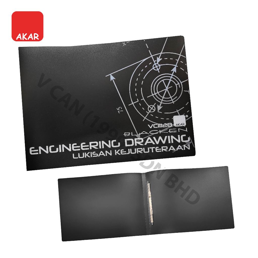 Fail Spring A3 Mendatar –Klip Logam & Saiz Besar | A3 Spring File ...