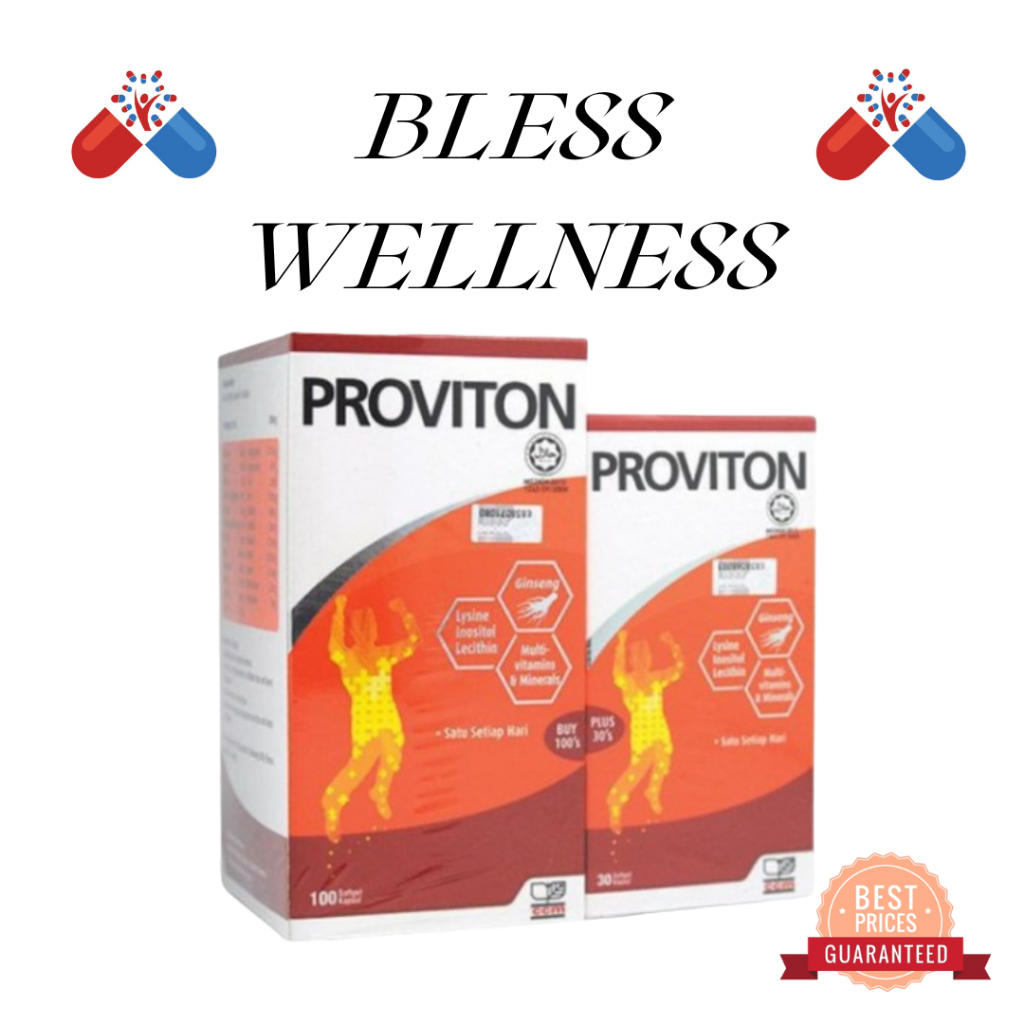PROVITON MULTIVITAMIN CAPSULE 100S + 30S | Shopee Malaysia