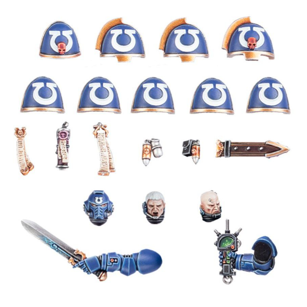 Warhammer 40K Adeptus Astartes Ultramarine Primaris Upgrades | Shopee ...