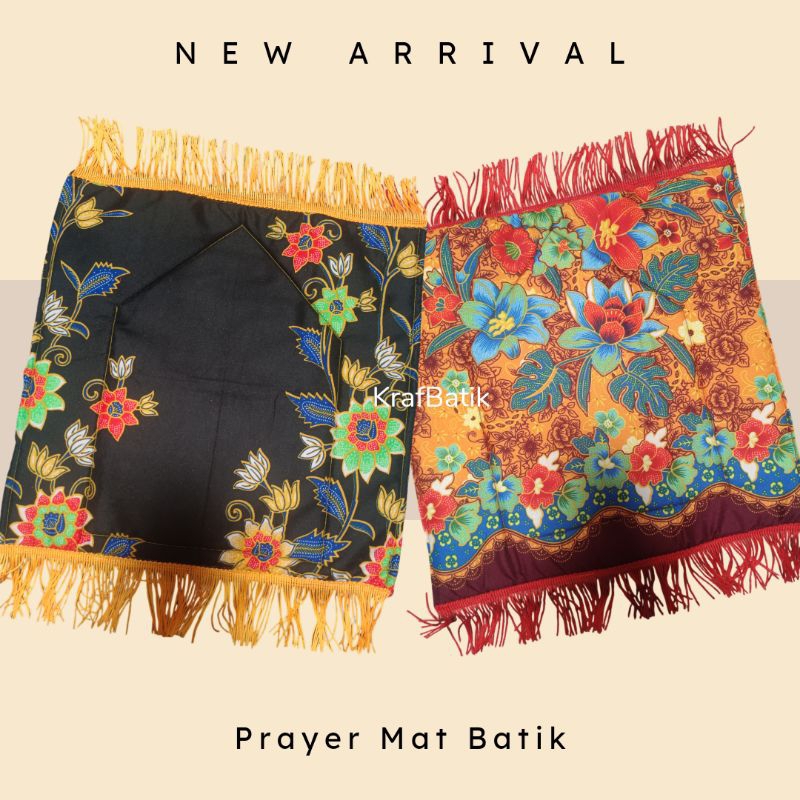 Prayer Mat Batik Sejadah Muka travel size handmade for souvenir ...