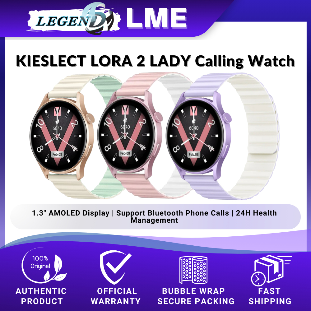 Kieslect Lora 2 Original Smartwatch Women Lady Watch Smart Calling ...