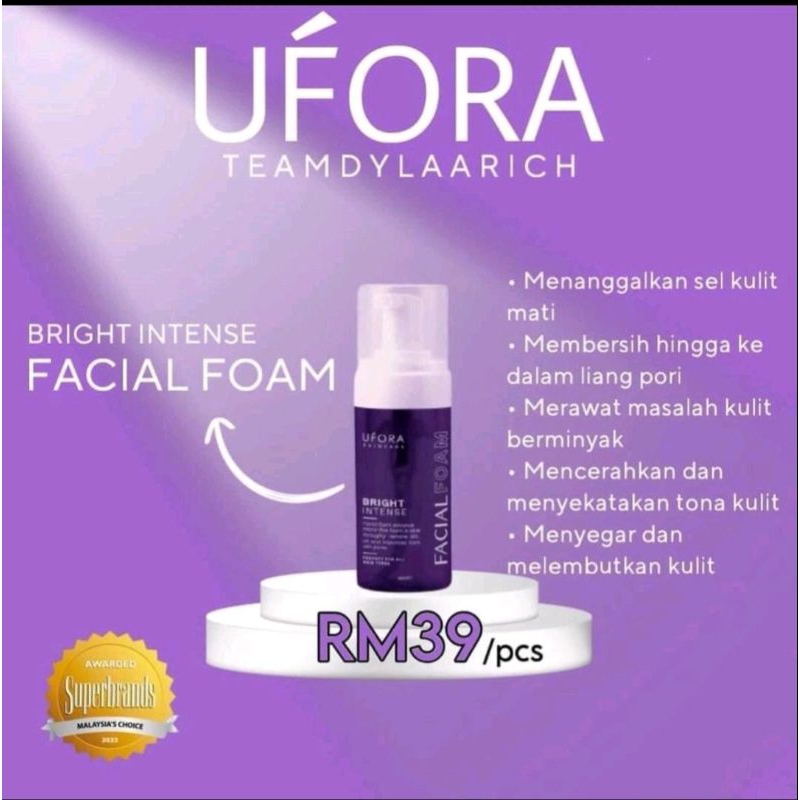 FACIAL FOAM UFORA SKINCARE ORIGINAL HQ | Shopee Malaysia
