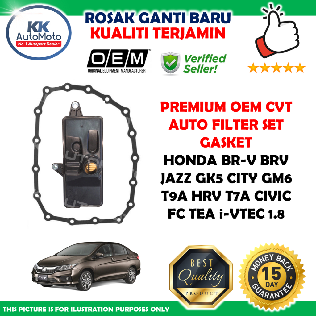 Honda BR-V BRV Jazz GK5 City GM6 T9A HRV T7A Civic FC TEA i-VTEC 1.8 ...
