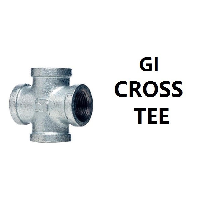 1/2 INCH / 3/4 INCH GI Cross Tee / GI Fitting | Shopee Malaysia