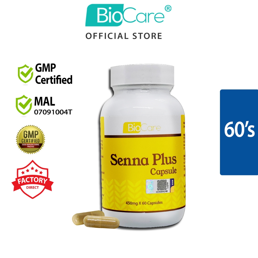 BioCare Senna plus Capsule 450mg (60's) | Shopee Malaysia