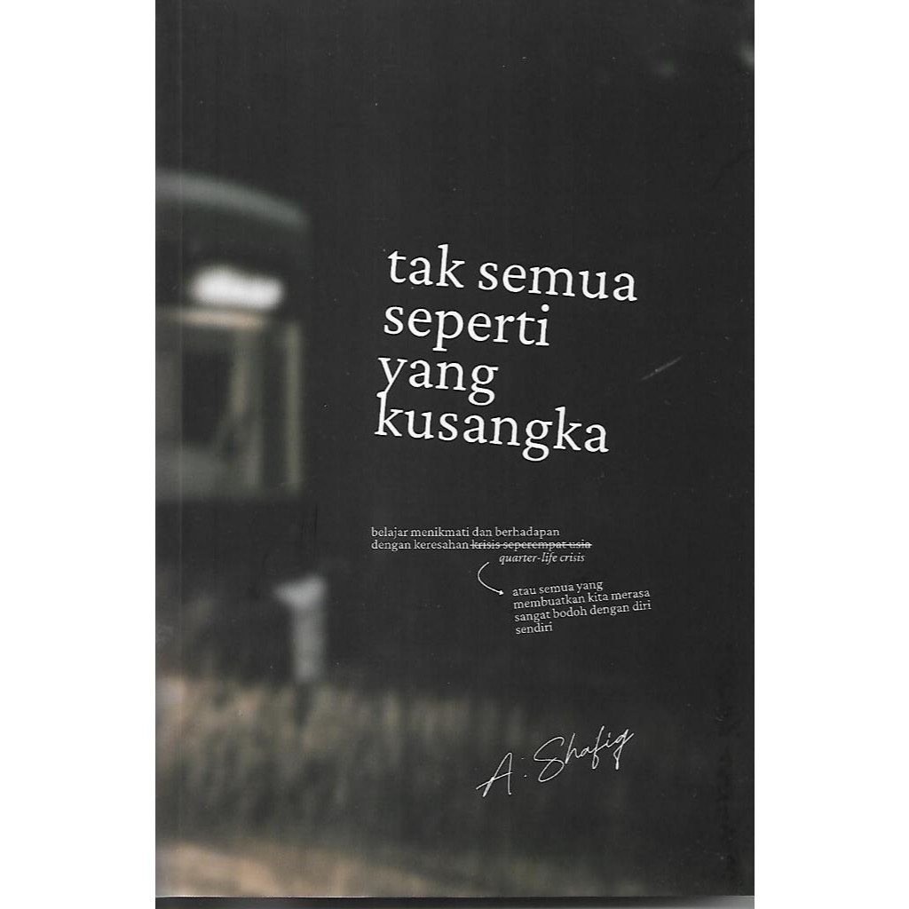 Tak semua seperti yang kusangka | Amir Syafiq | Tentang Kita | Shopee ...