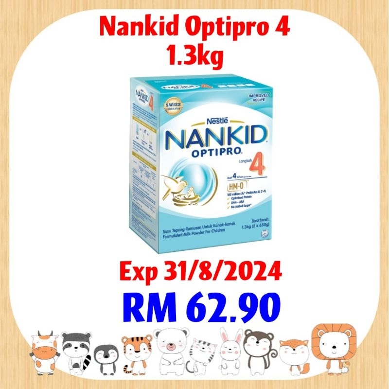 Nestle Nankid Optipro Stage 3 / Stage 4 (1.2kg/550g) | Shopee Malaysia