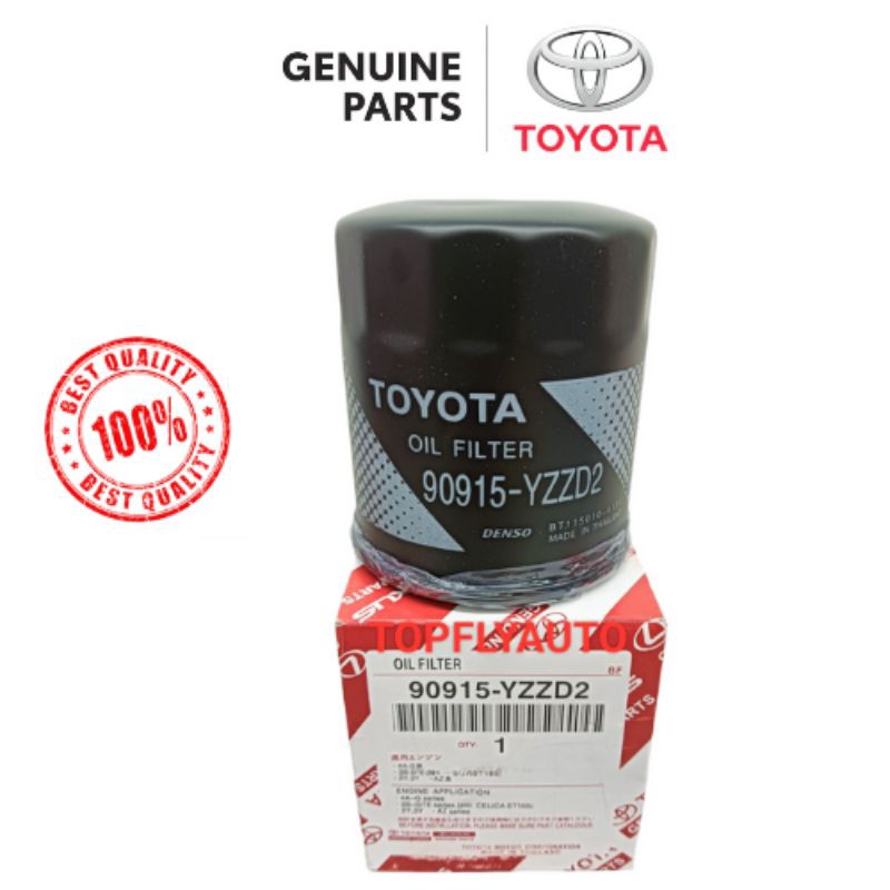TOYOTA OIL FILTER 90915-YZZD2 FOR TOYOTA ( HILUX - HARRIER - UNSER ...