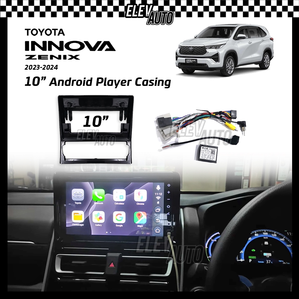 Toyota Innova Zenix 2023 2024 10" Android Player Casing Installation ...