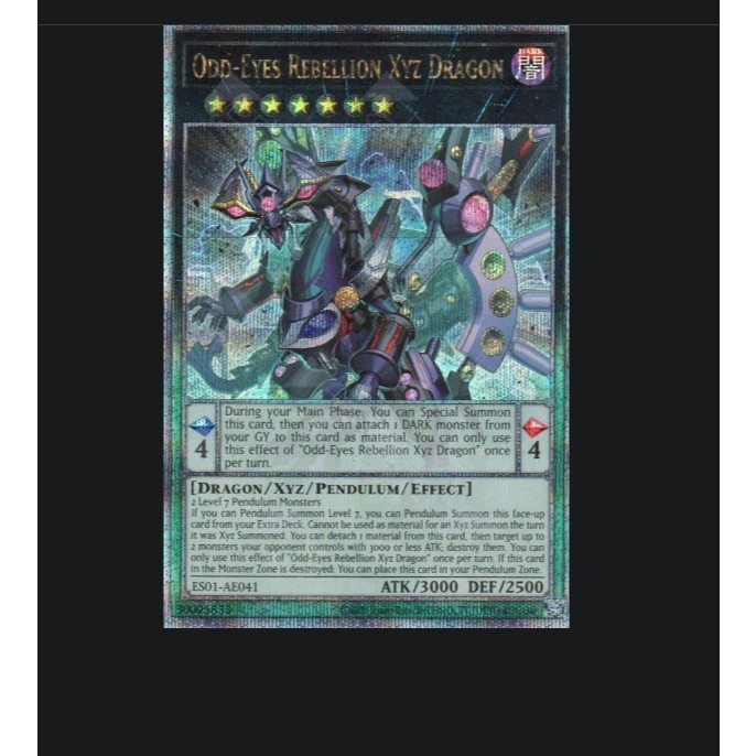 Yugioh: SUB1-JP005 QCCU-JP090 ES01-AE041 Odd-Eyes Rebellion Xyz Dragon (SR/UTR/SCR/QSCR ...