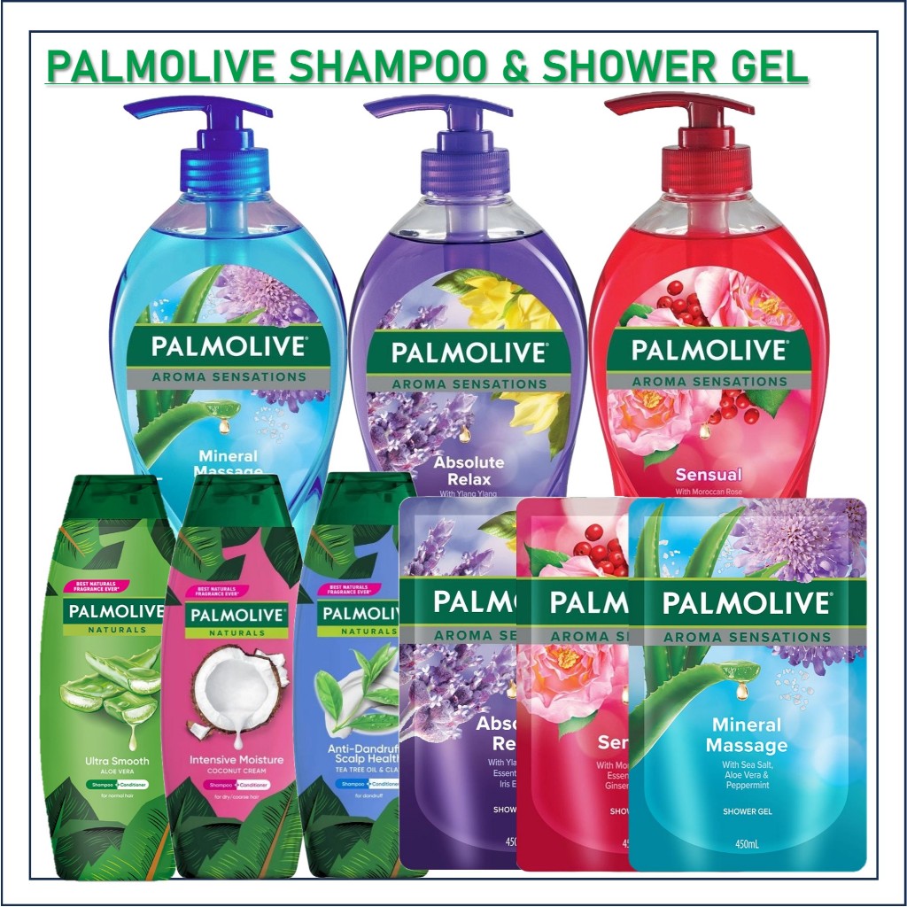 PALMOLIVE NATURALS SHAMPOO CONDTIONER & SHOWER GEL | Shopee Malaysia