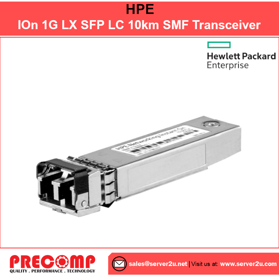HPE Networking Instant On 1G LX SFP LC 10km SMF Transceiver (S0G20A ...