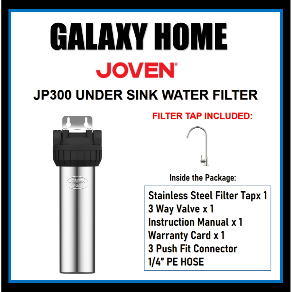 JOVEN JP300 UNDER SINK WATER PURIFIER WATER FILTER (COMPLETE WITH ...