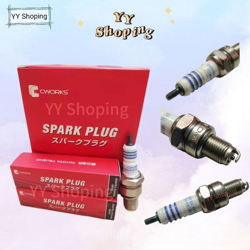 TOYOTA TSUSHO PLUG MOTORCYCLE 100% ORIGINAL SPARK PLUG C6HSA B8ES BP7HS ...