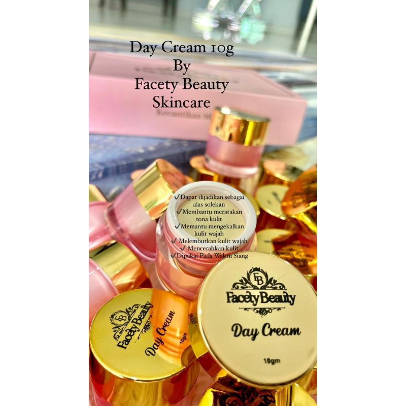 FACETY BEAUTY (DAY CREAM 10G)📍💯 ORIGINAL HQ 📍 FREE GIFT 🎁📍 | Shopee ...