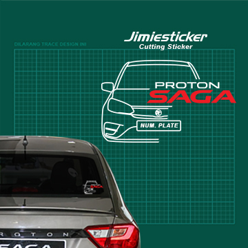 Sticker Kereta, Proton Saga 2023 | Shopee Malaysia