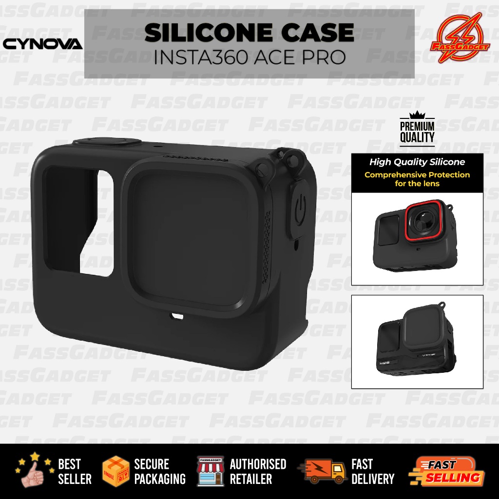 (🔥READYSTOCK🔥) SILICONE CASE INSTA360 ACE PRO (CYNOVA) | Shopee Malaysia