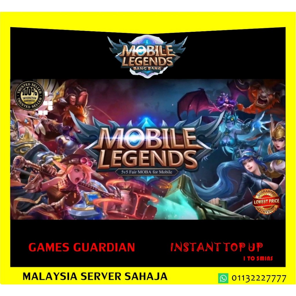 ML MOBILE LEGEND MLBB MURAH/ML BOOST/PUSH RANKED/WINRATE/ML GAME | Shopee Malaysia