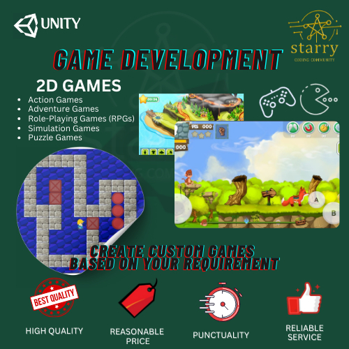 Custom Unity Game Development and Design | Unity Game Outsourcing | Unity 2D Game | Unity Helper ...