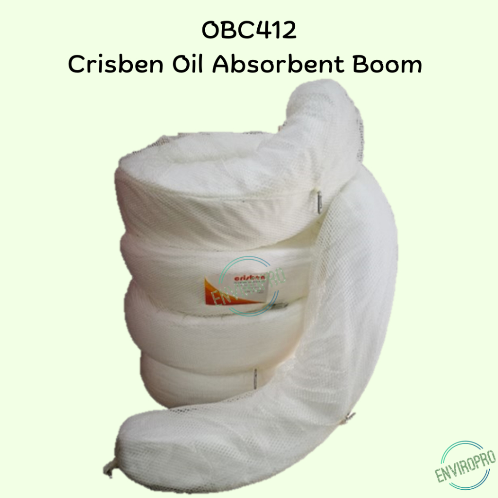 OBC412 - Crisben Oil Absorbent Booms | Shopee Malaysia