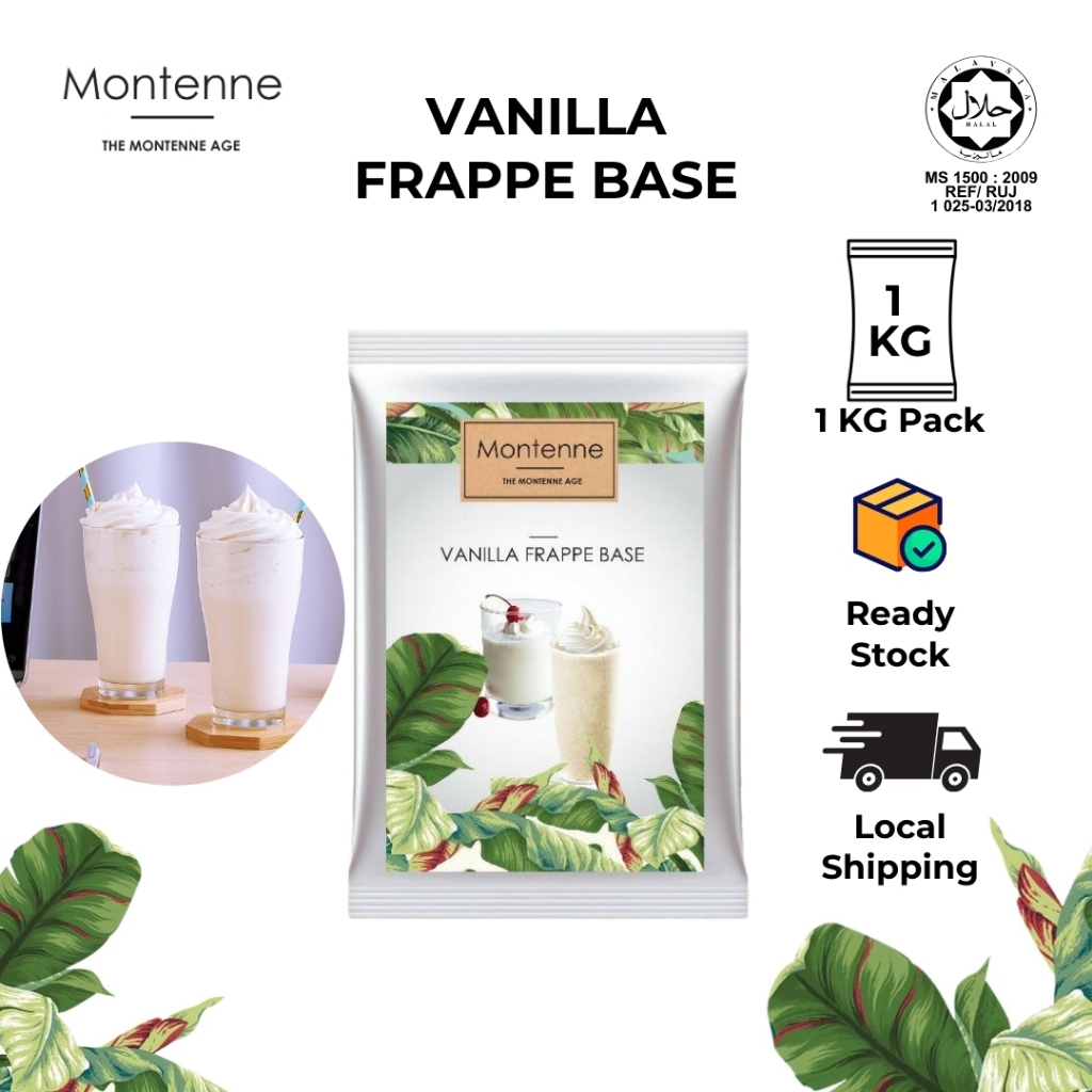 Montenne Vanilla Frappe Base Powder 1KG | Shopee Malaysia