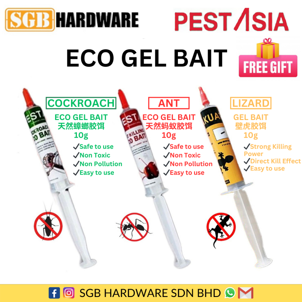PEST ASIA Ant Eco Gel Bait, 10g [Ant Killer] / Ubat Semut / Pest Asia ...